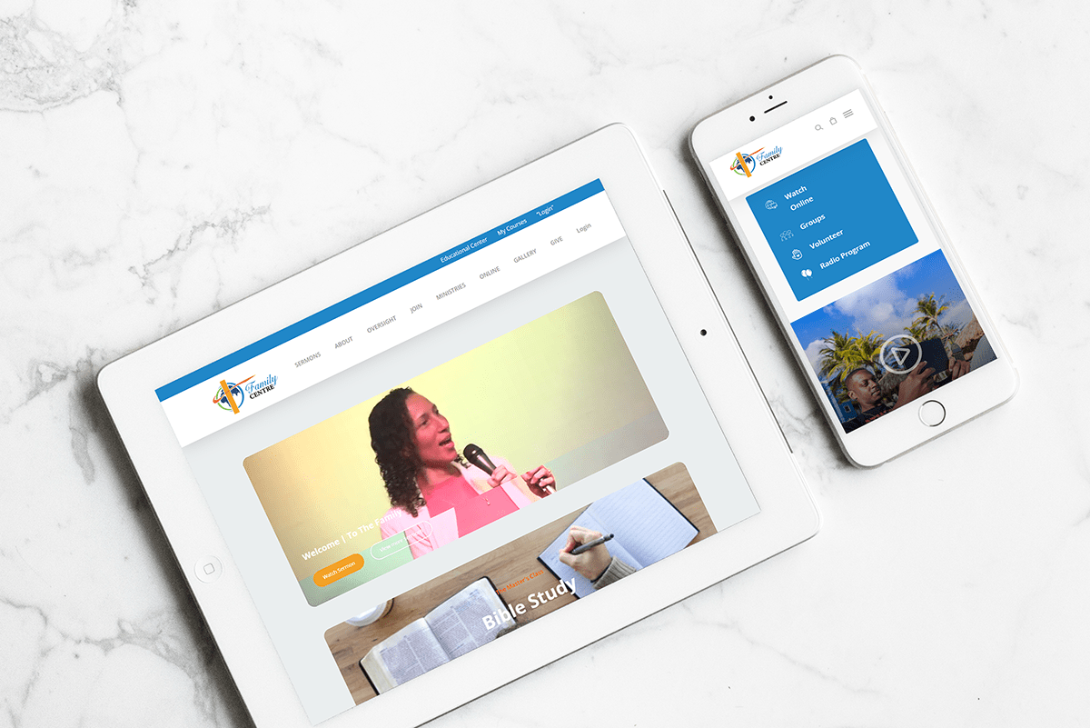 Family Center Website - AV Square Technologies